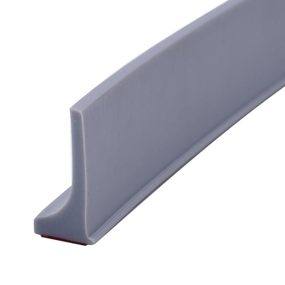 1M Silicone Shower Dam Barrier Retain Water Stopper Adhesive Strip for ...