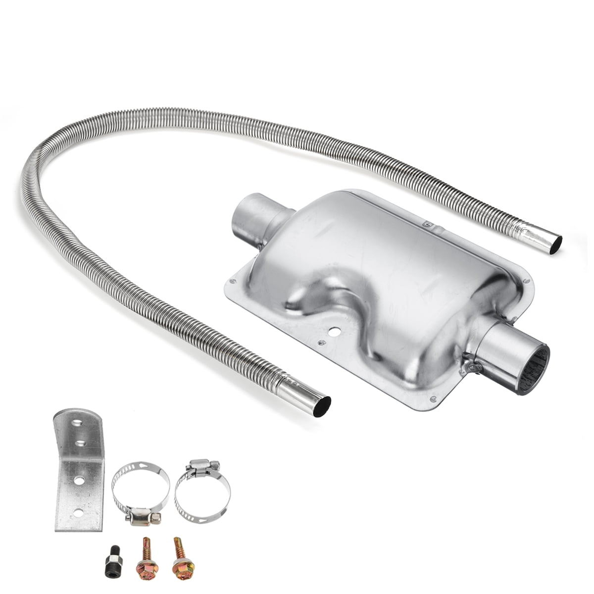 1M Stainless steel Exhaust Pipe with Silencer for Car Parking Air ...