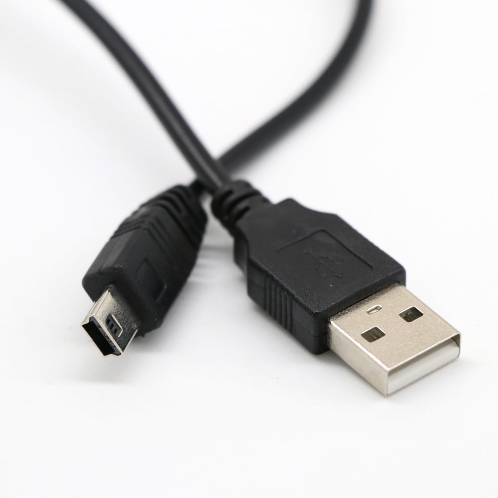 1M USB Cable for PlayStation 3 PS3 Controller Charger Black - Walmart.com