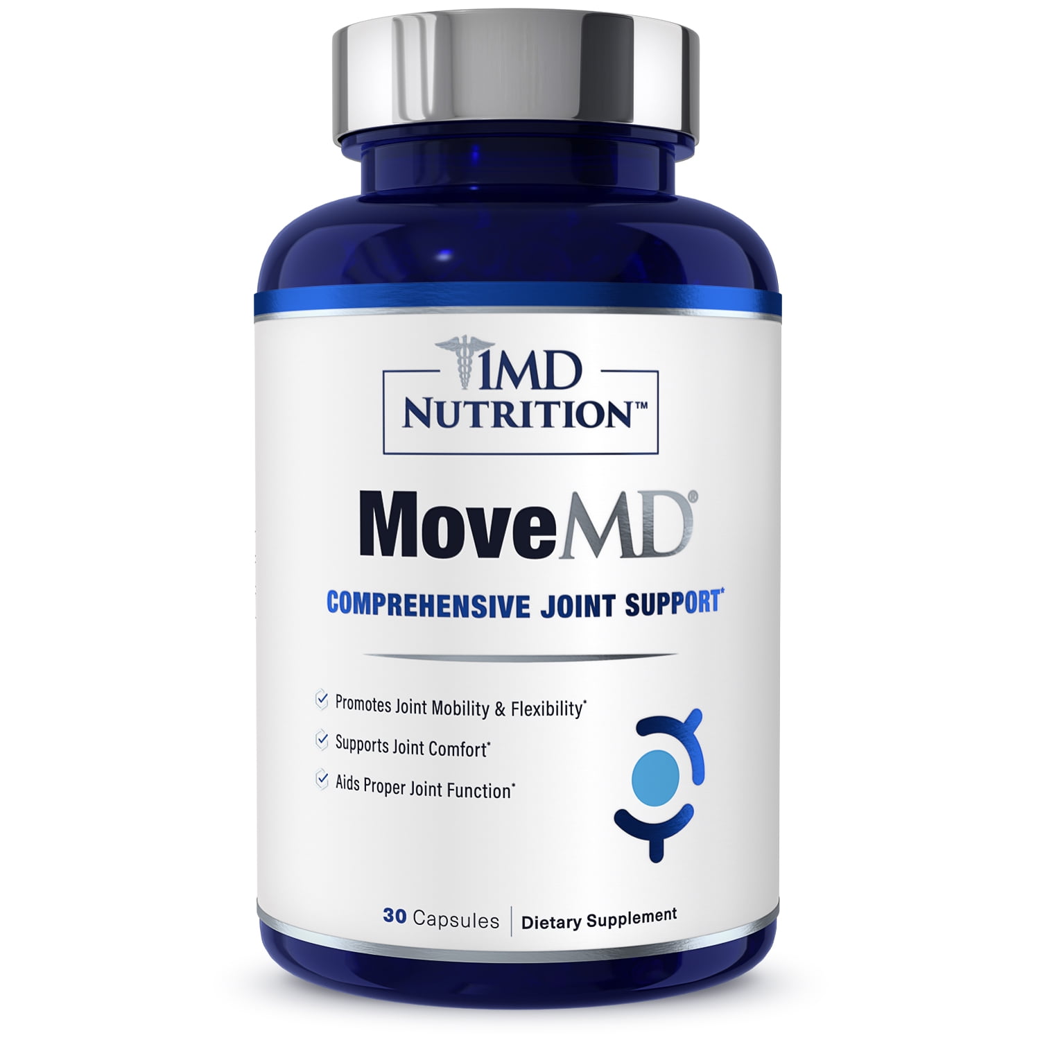 1MD Nutrition MoveMD Comprehensive Joint Support Supplement, 30 ...