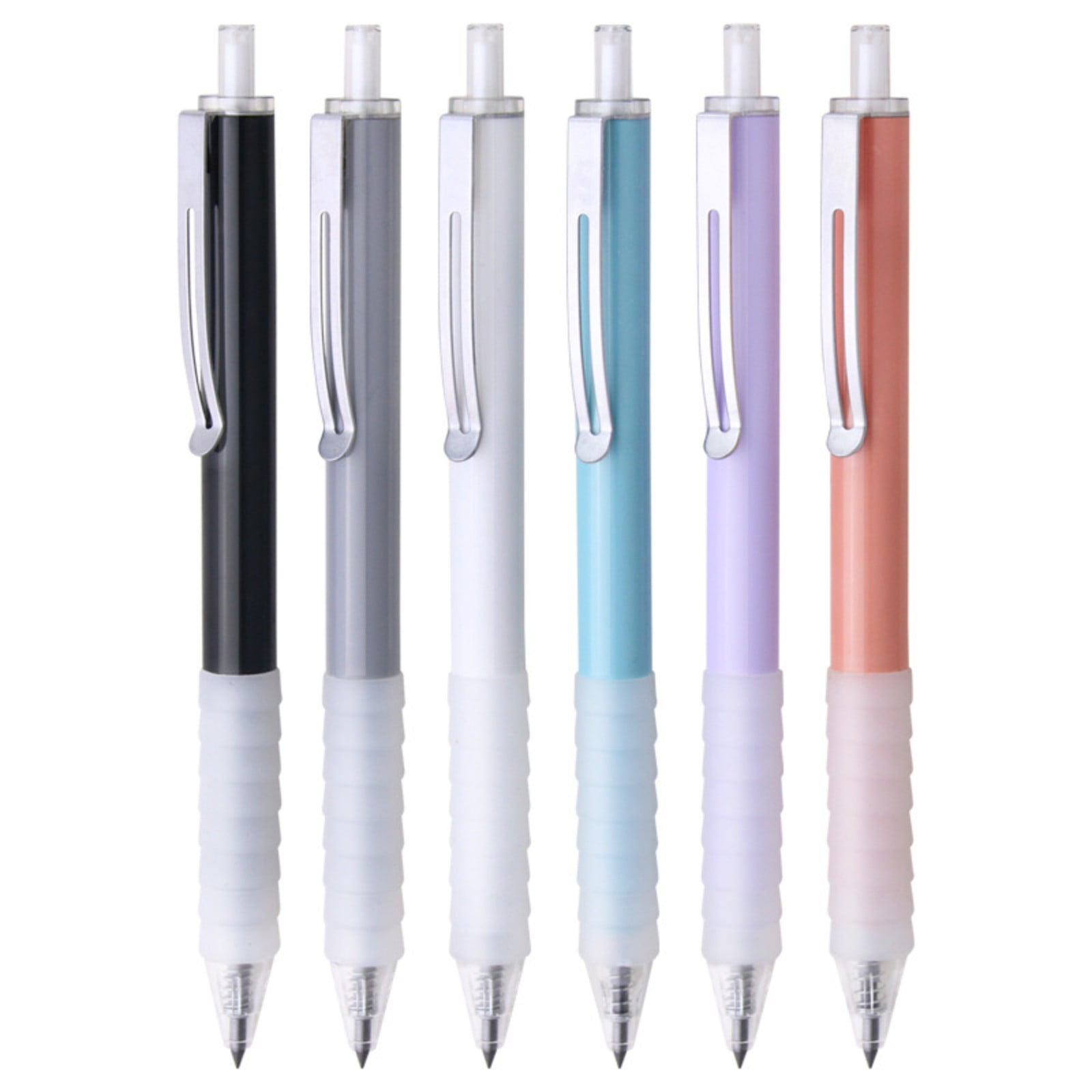 1ML Ballpoint Pens Grip Pen Black Pens Smooth Writing Long-Lasting Ink ...
