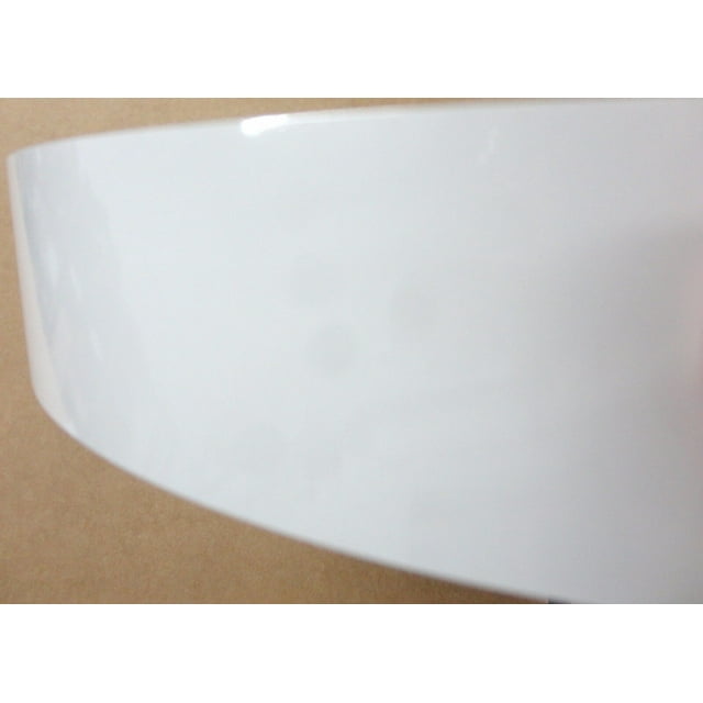 1MM White High Gloss PVC edgebanding 15/16" x 120" inches no adhesive ...