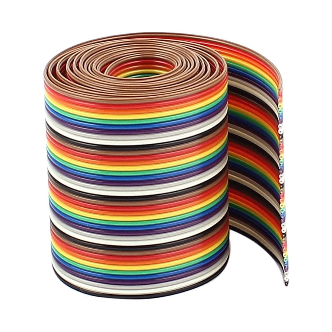 1Meter Long 1.27mm Pitch 40Pin Conductor Flat Ribbon Cable IDC Wire for ...
