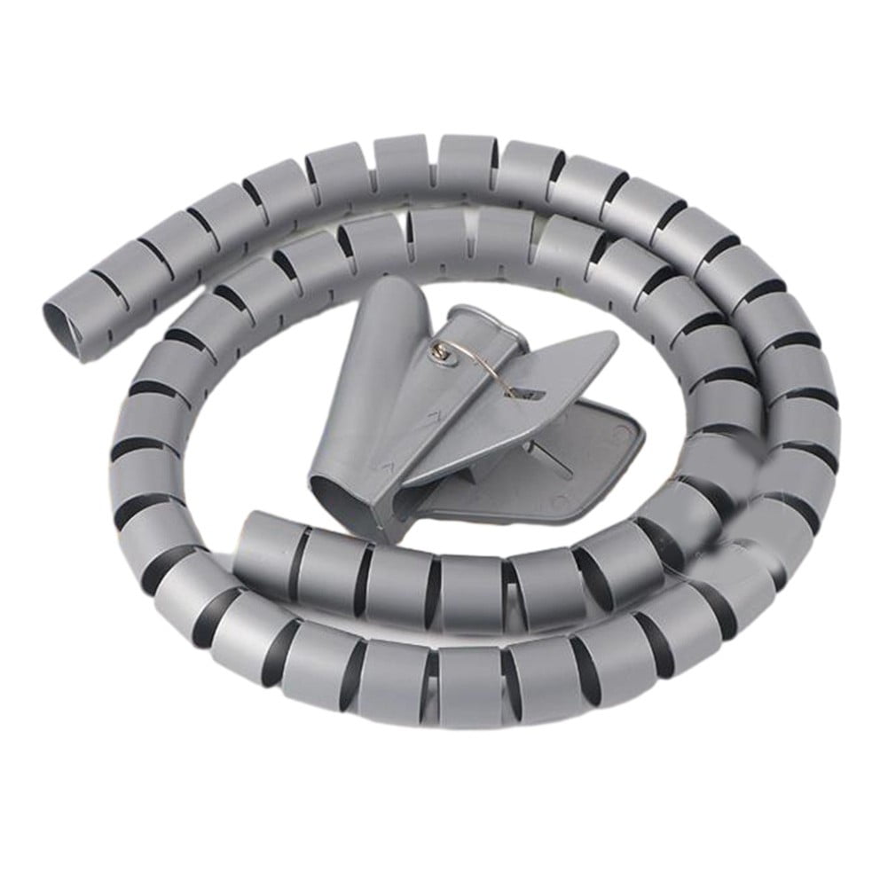 1Meters Line Organizer Pipe Protection Flexible Spiral Wrap Winding ...