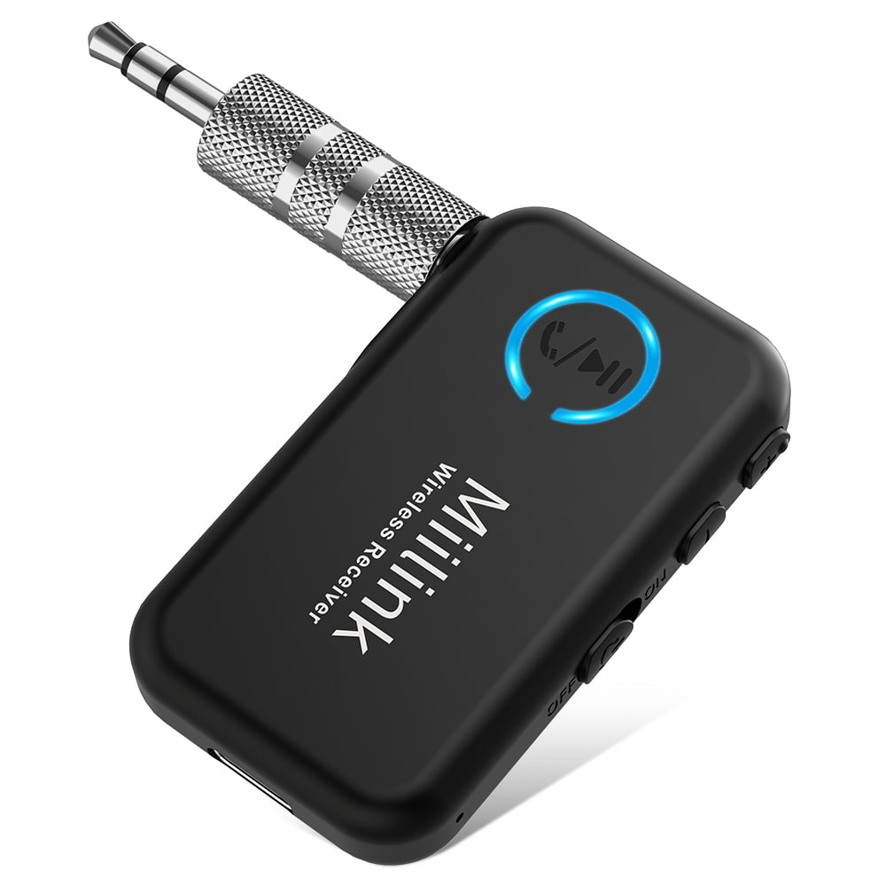1Mii Bluetooth 5.0 Car Receiver, Volume Control, Hands-Free Calls, 15H ...
