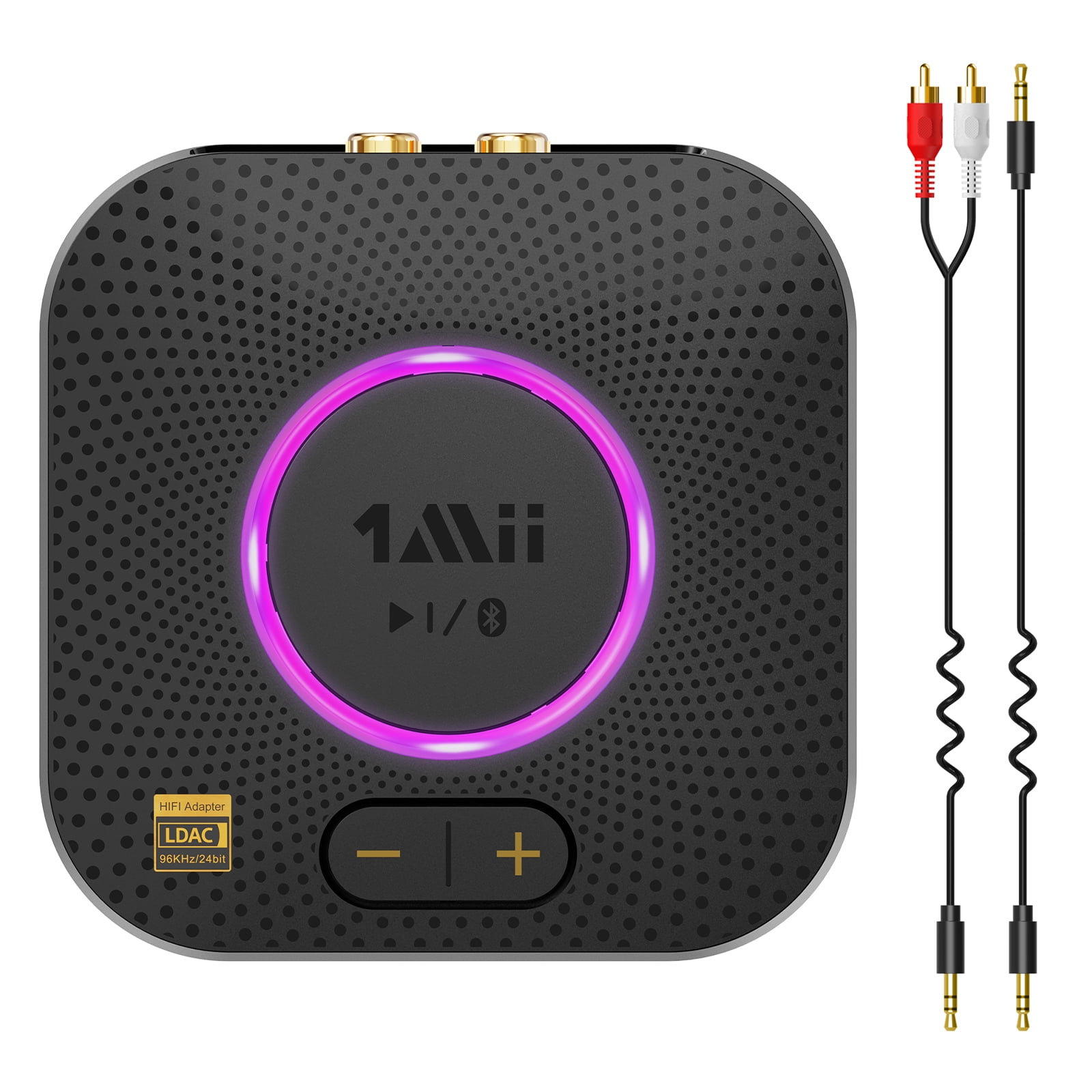 1Mii Bluetooth 5.2 Receiver, B06S+ HiFi Wireless Audio Adapter with ...