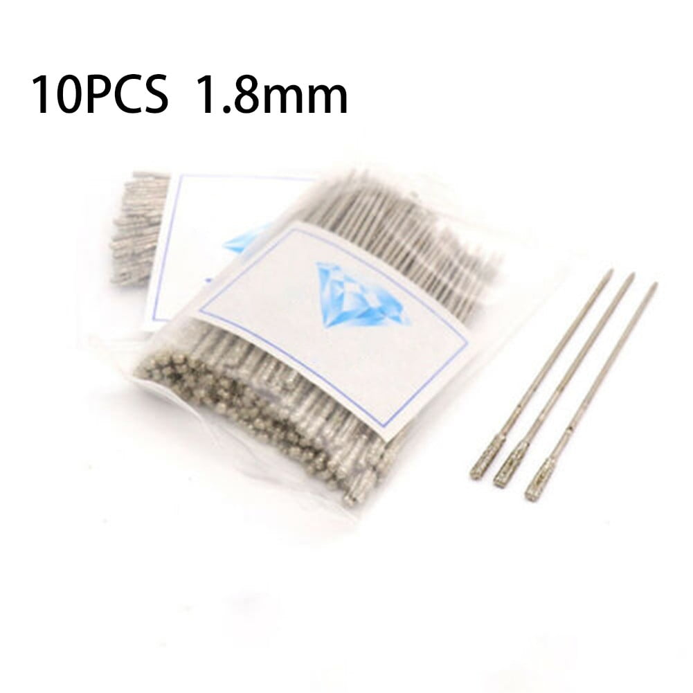 1Mm - 2.4Mm Coated Tipped Drill Bits Fits Tile Glass Jewellery Hole Saw ...