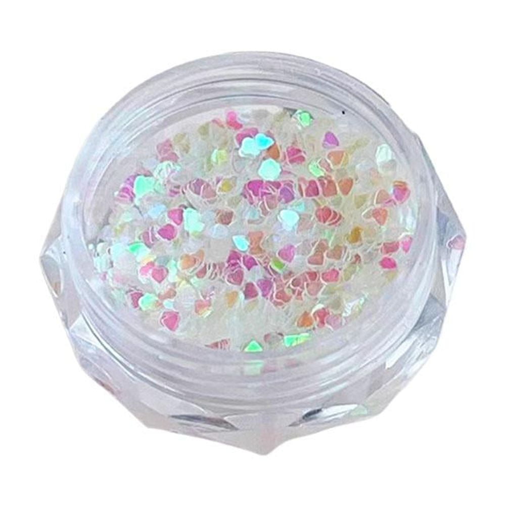 1Mm Mini Loving Heart Shape Glitter Powder Nail Charm Gold Powder W1B7 ...