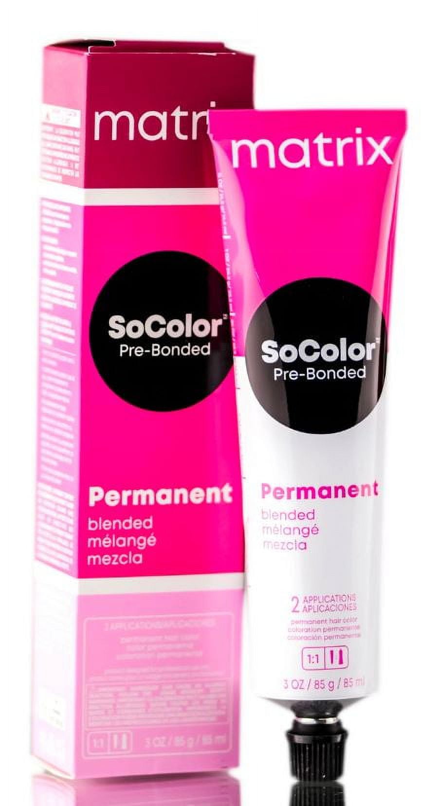 Matrix SoColor 1N - Black Neutral, Pre-Bonded Permanent Blended Cream ...