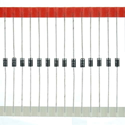 1N4004 Rectifier Diode 1 A 400 V DO-41 Axial 4004 1 amp 400 Volt ...
