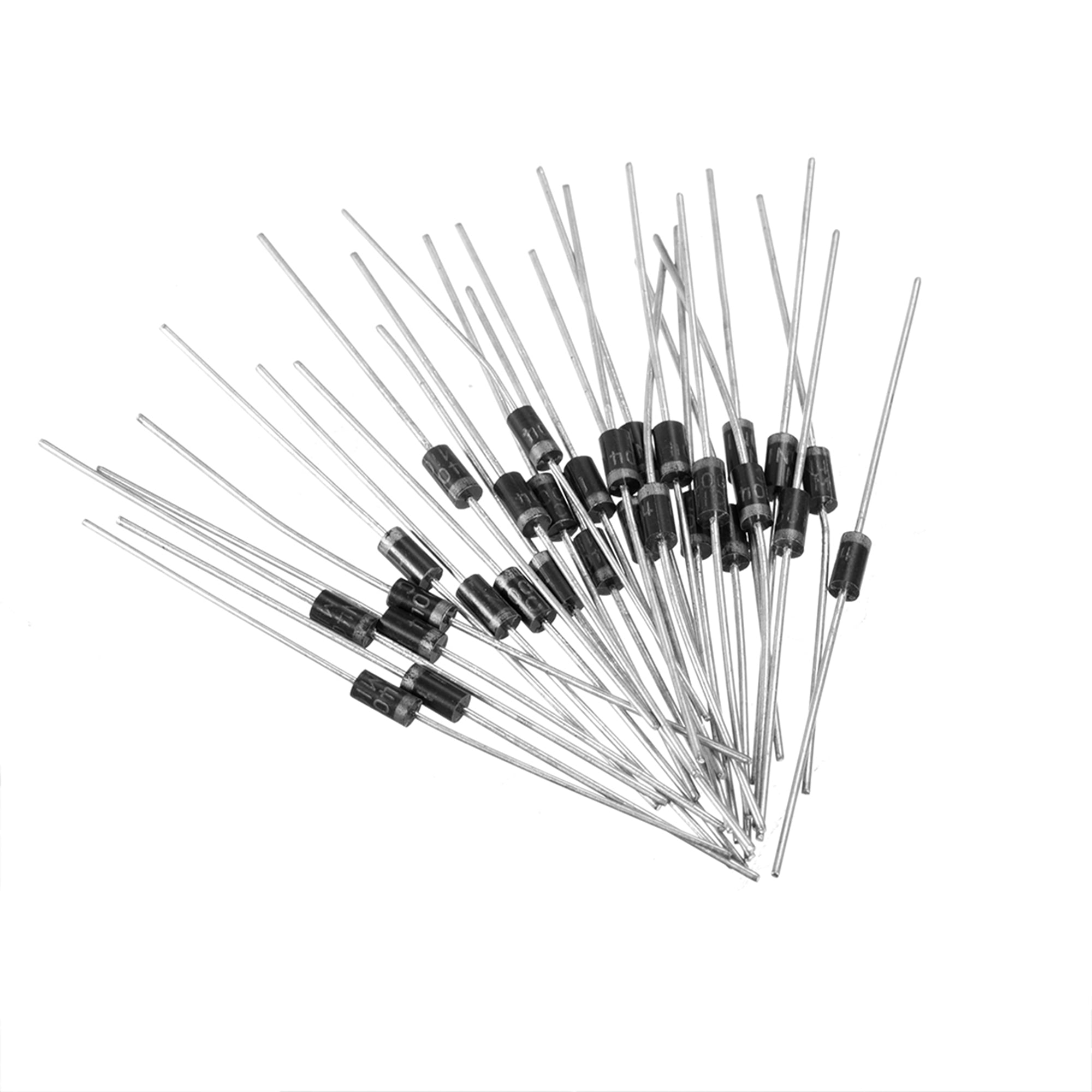 1N4004 Schottky Rectifier Diode 1A 400V shaft Silastic Guard Diodes 30 ...