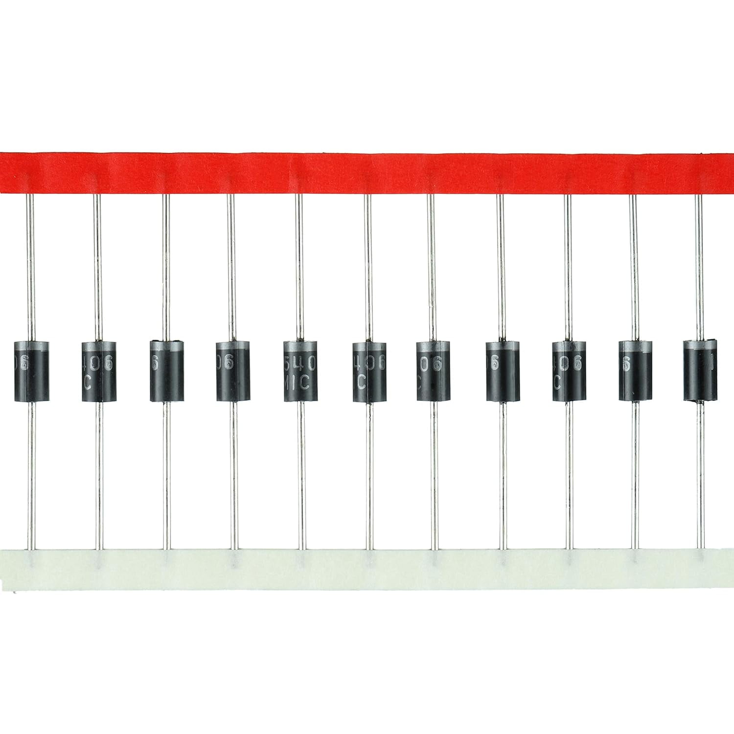 1N5406 Rectifier Diode 3 A 600 V DO-201AD Axial 5406 3 amp 600 Volt Electronic Silicon Diodes ...