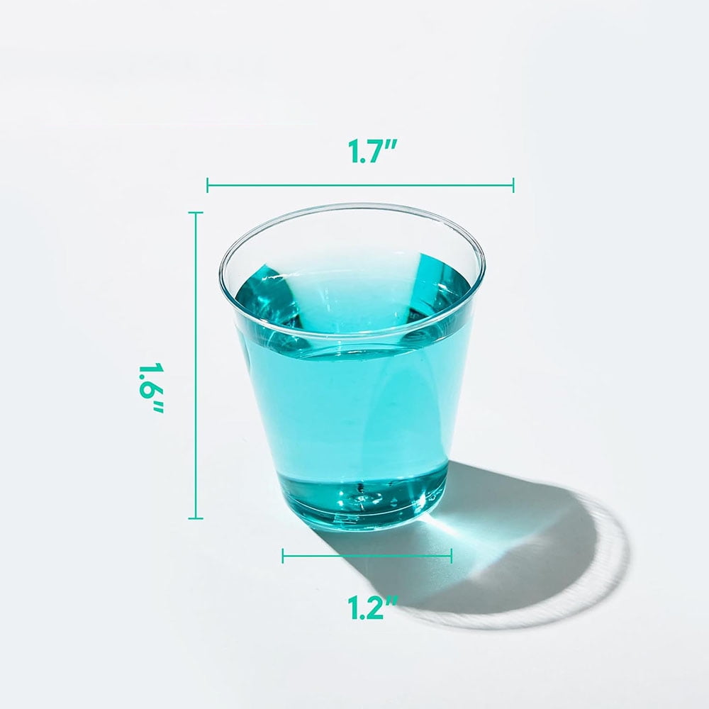 1OZ Plastic Shot Glasses, Disposable Cups, Tasting Cups Party Cups ...