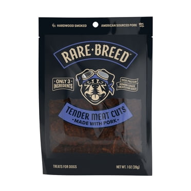 Rare Breed Pet Treats, Tender Meat Cuts, Made with Pork, 4.5 Ounce Dog ...