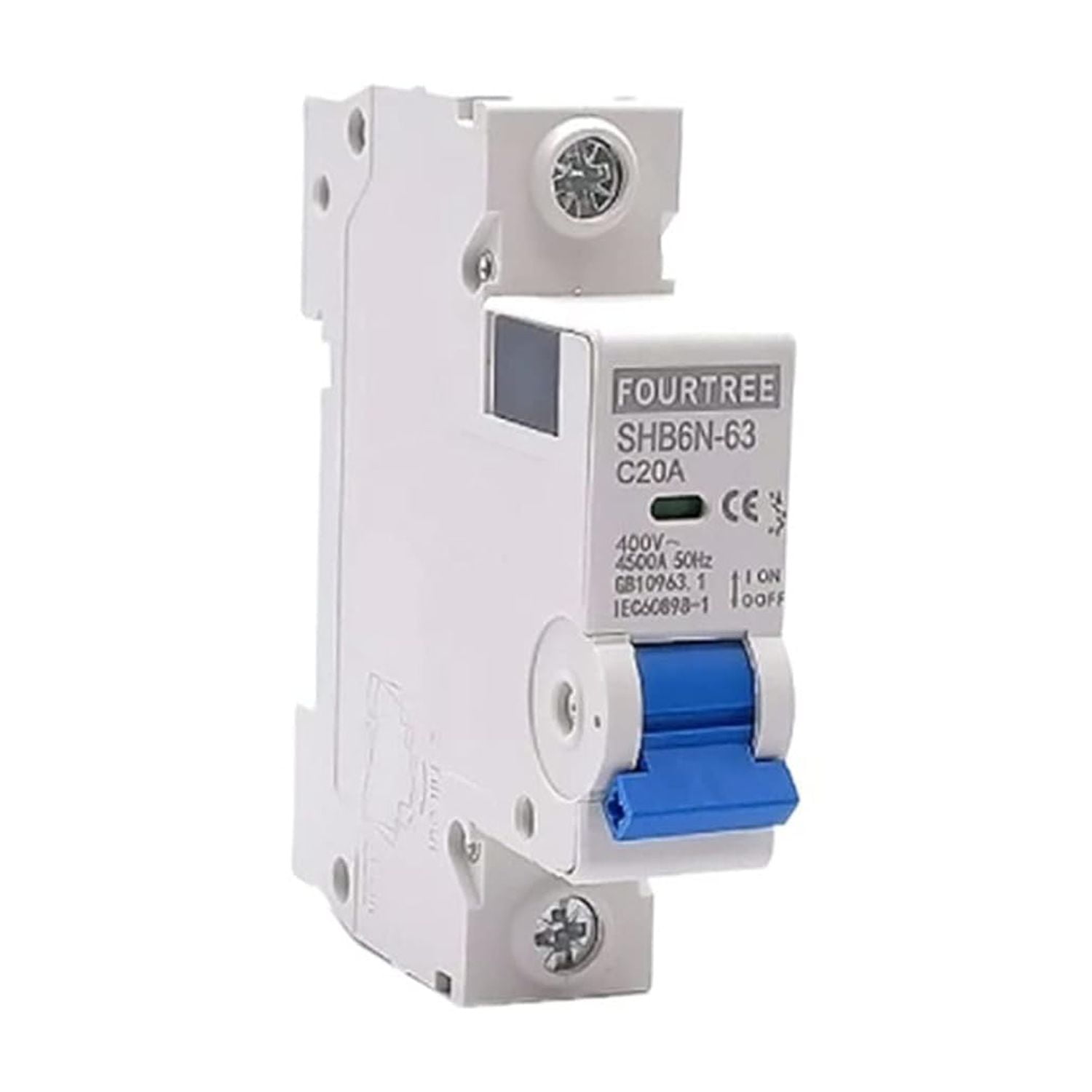 1P 230V~ CType Mini Circuit Breaker Cutout Miniature Household Air switches MCB Mounting 18mm ...