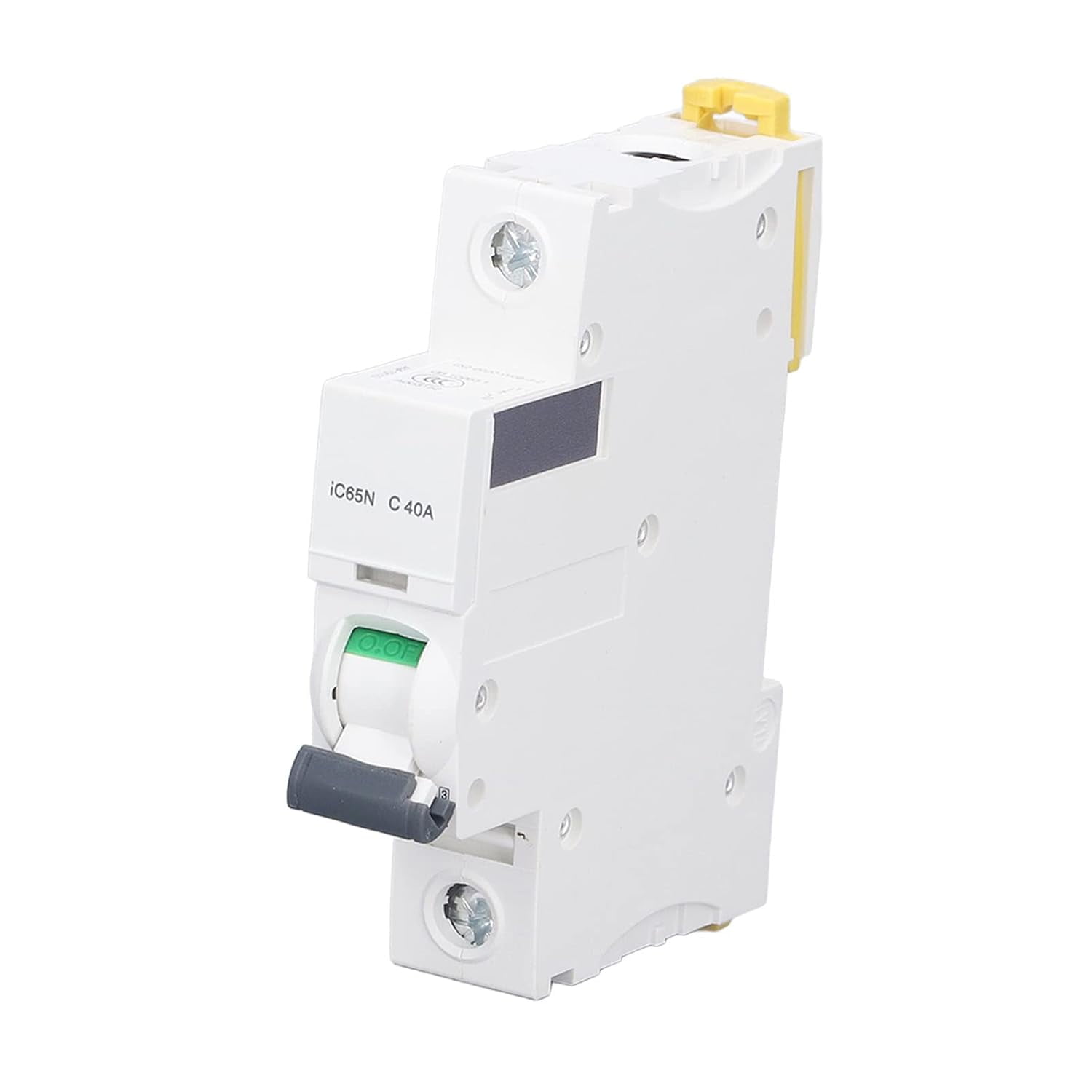 1P Circuit Breaker, DIN Rail Mount 230V/400V 40A High Reliability PA66 ...