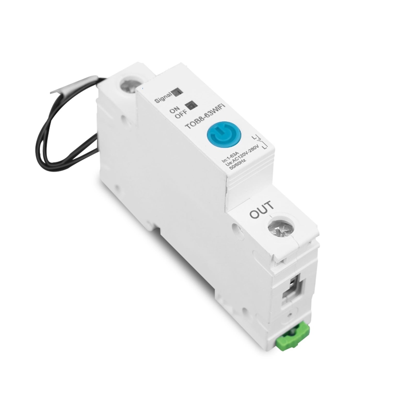 1P+N 63A Smart Switch Energy Meter Kwh Metering Monitoring Circuit ...
