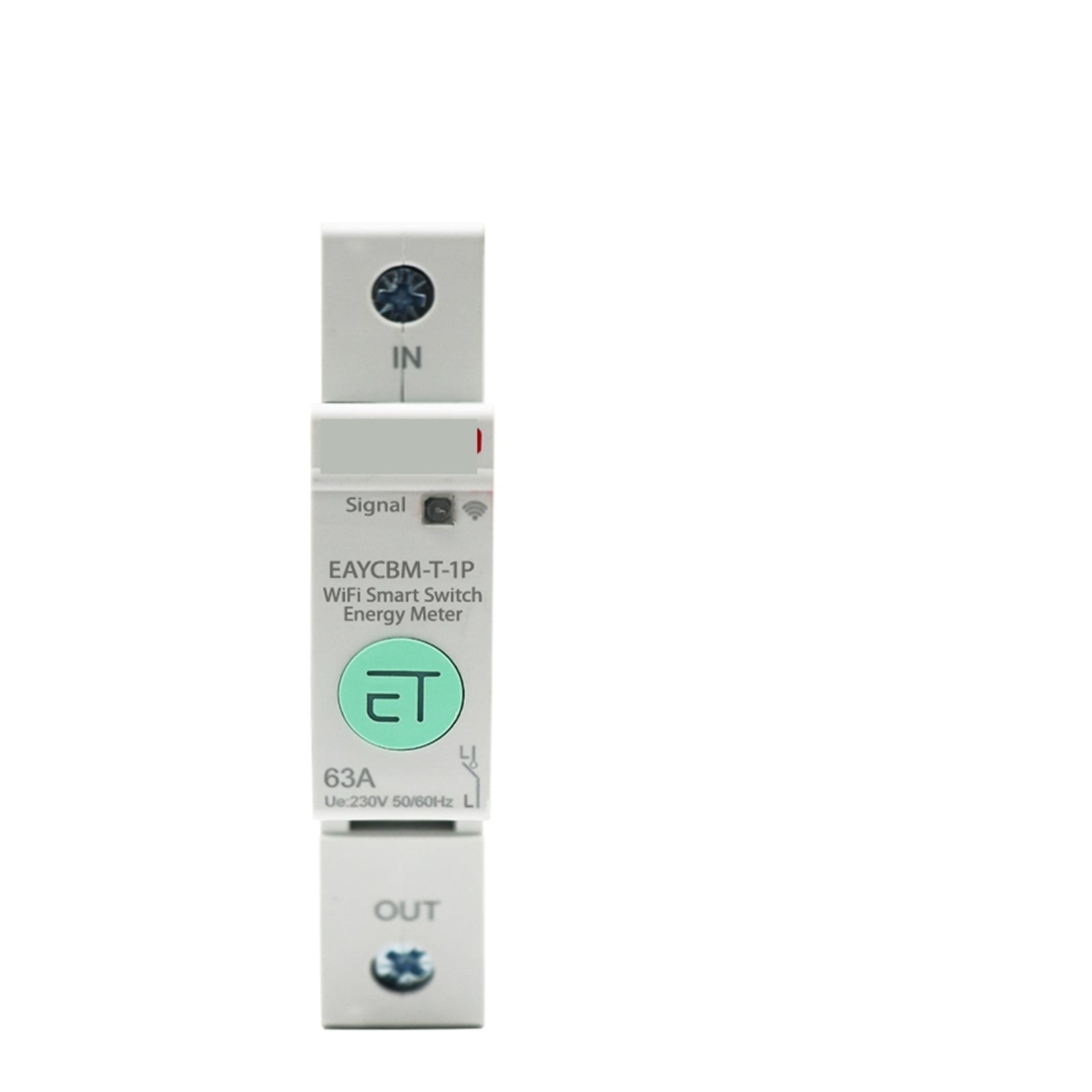 1P TUYA APP Smart Energy Power Consumption KWh Meter Circuit Breaker ...