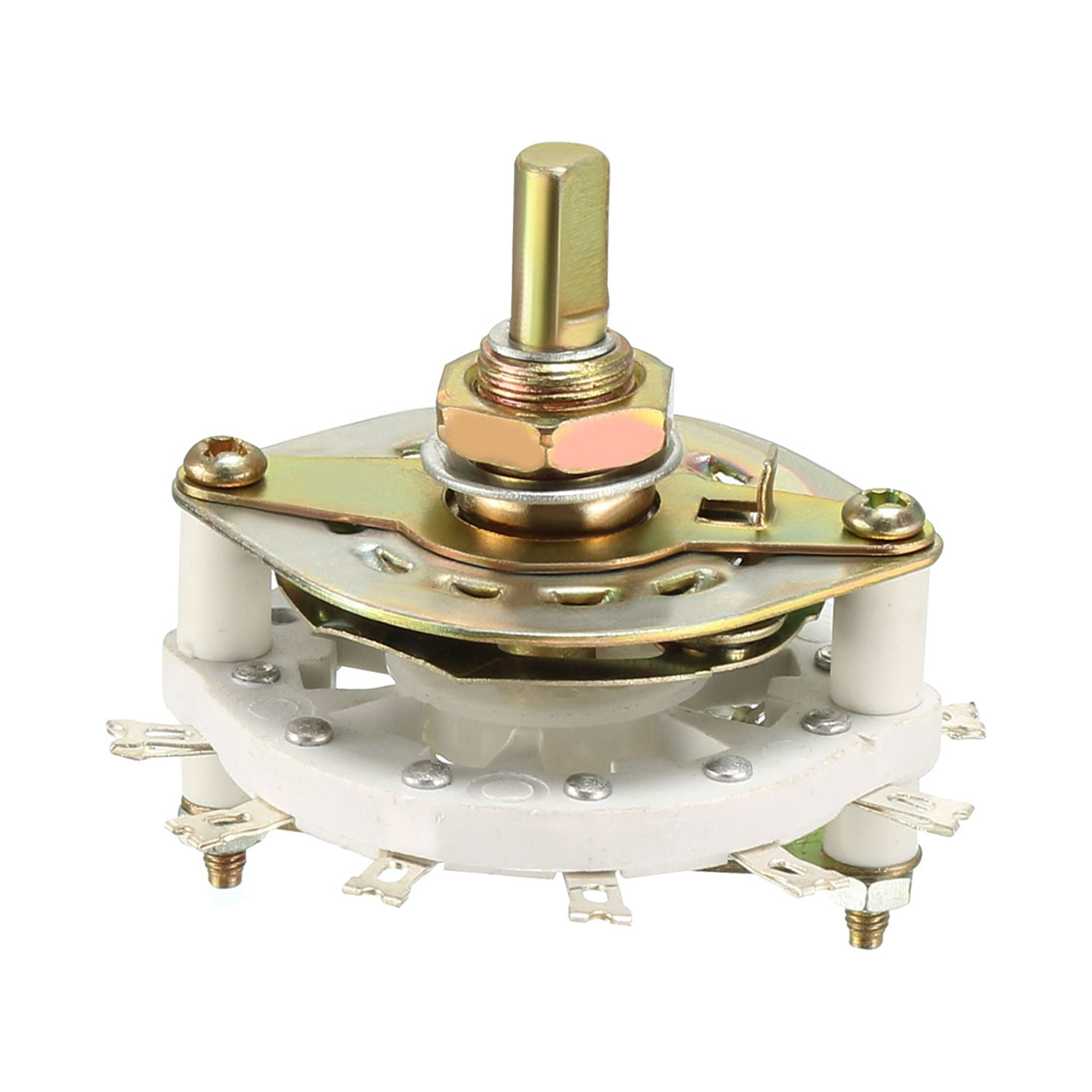 1P10T 1 Pole 10 Position 1-Deck Band Channel Rotary Switch Selector ...