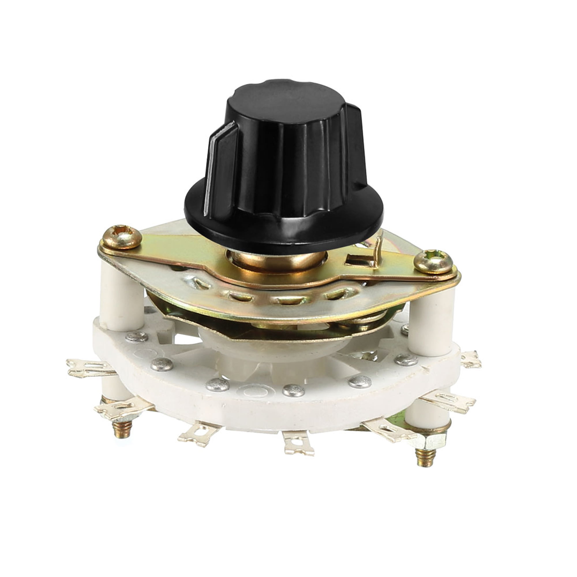 1P10T 1 Pole 10 Throw 1-Deck Band Channel Rotary Switch Selector with ...