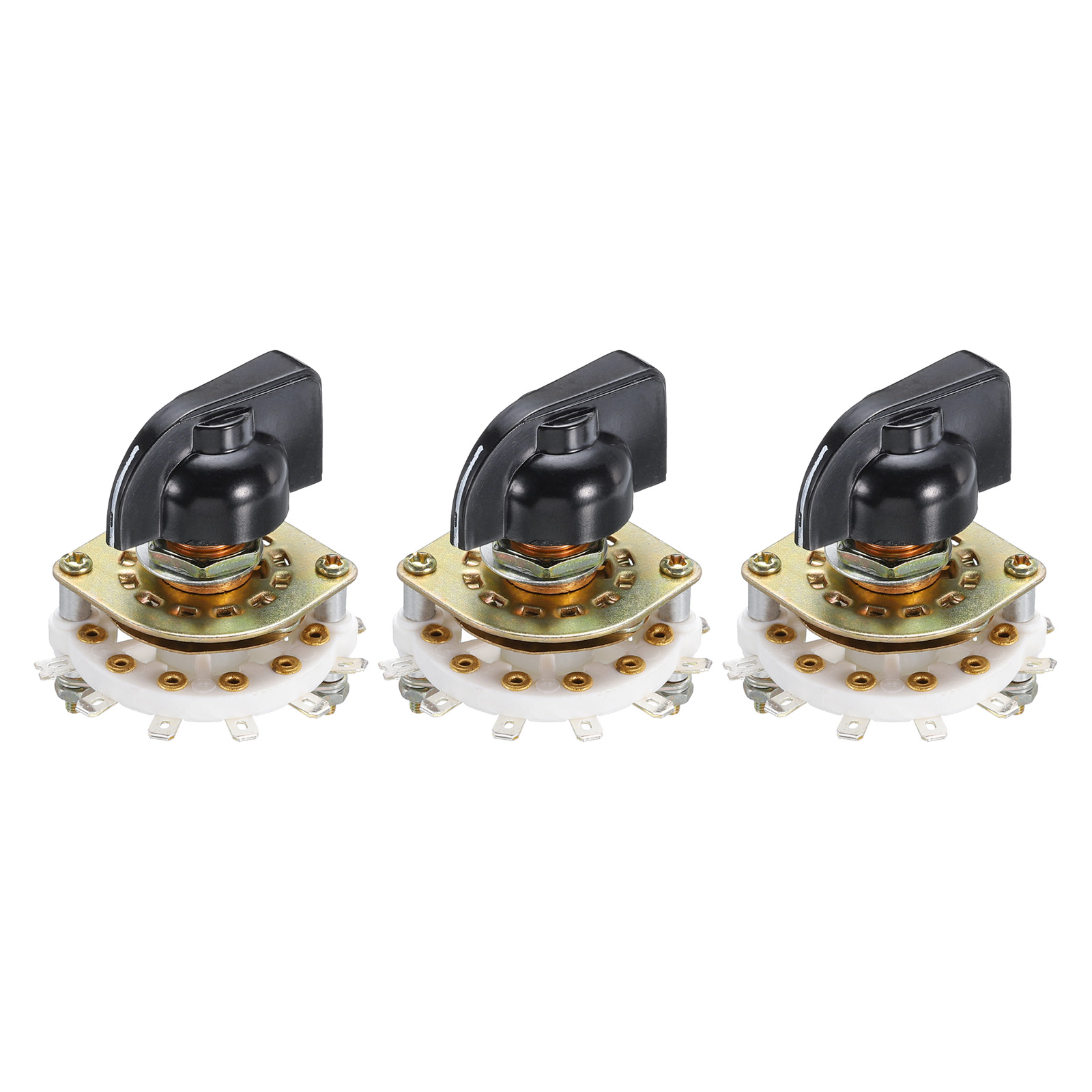 1P9T Rotary Switch 1 Pole 9 Position Band Selector 1 Deck for Radio ...