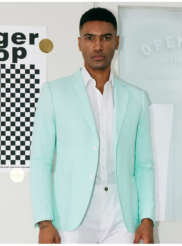 Mint Green Suit Men
