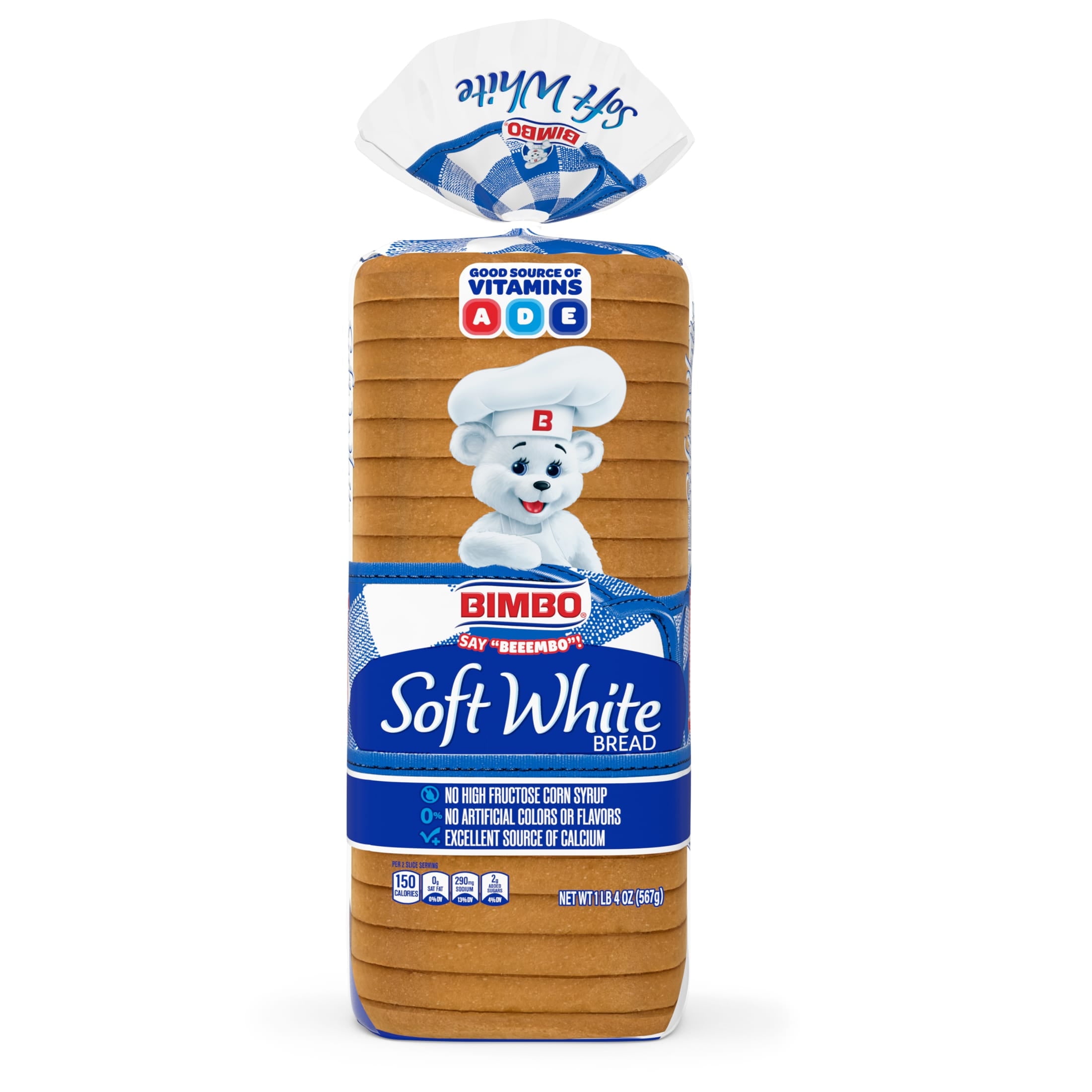 (1PACK) Bimbo White Bread, 20 count, Soft White Bread, - Walmart.com
