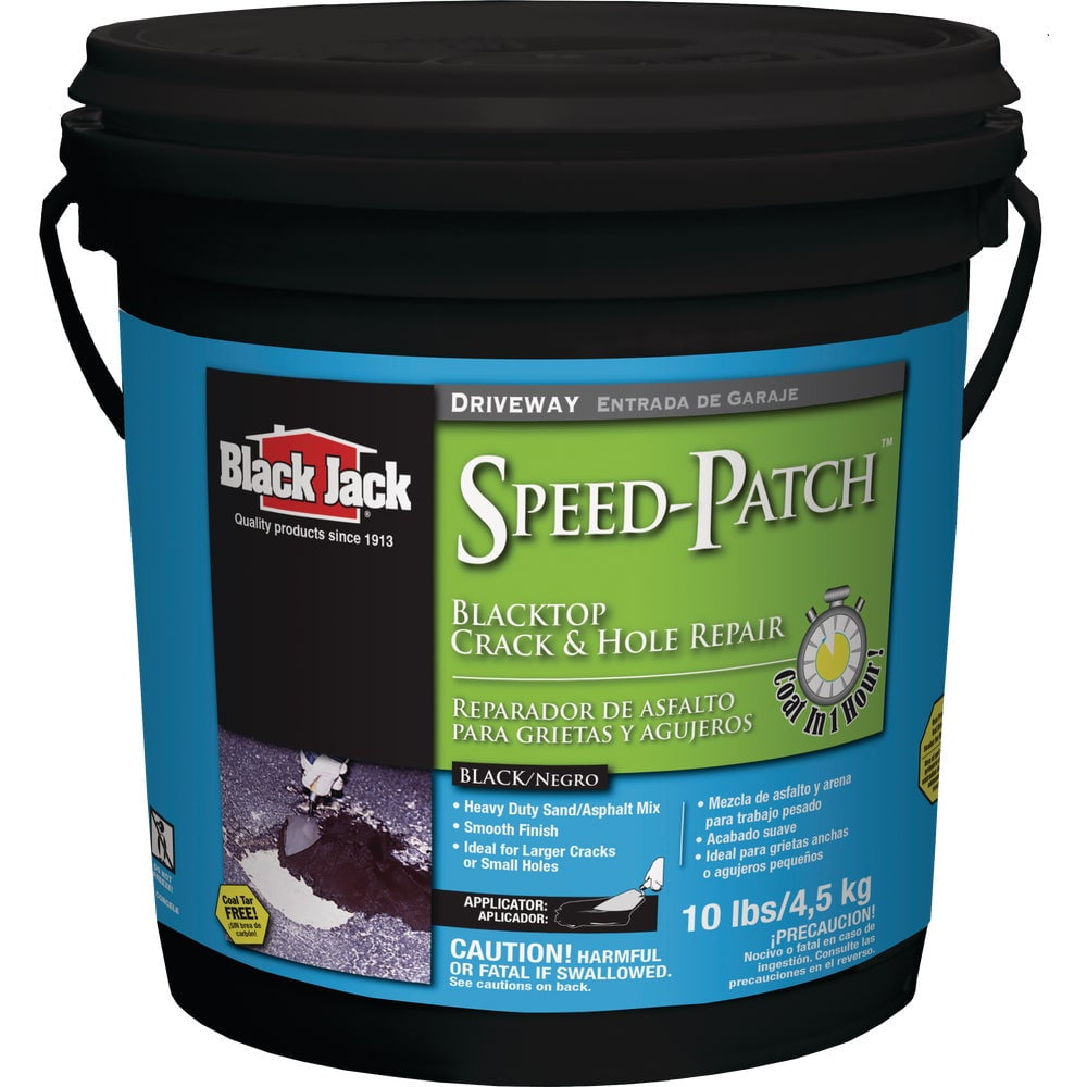 Black Jack Speed-Patch 10 Lb Blacktop Crack and Hole Repair, Latex ...