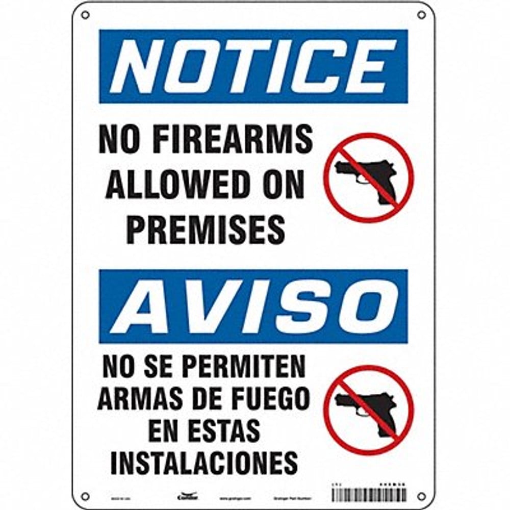 1PACK Condor Safety Sign,14 in x 10 in,Vinyl 449M36 449M36 ZO-G5833849 ...