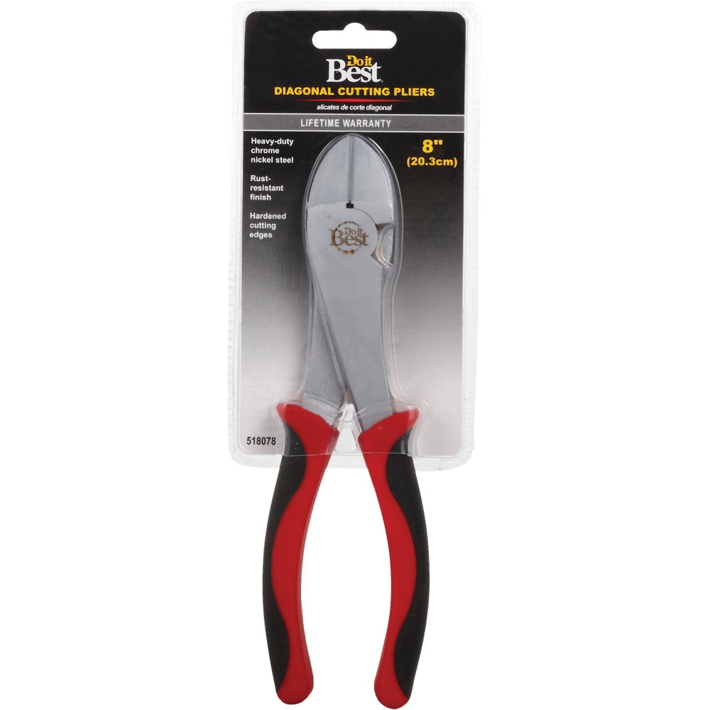 1PACK Do it Best 8 In. Diagonal Cutting Pliers - Walmart.com