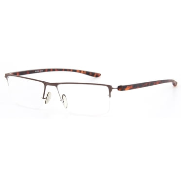 1PACK Gabii S4402 Metal Rectangle Men's/Women's Semi Rim Blue Light ...
