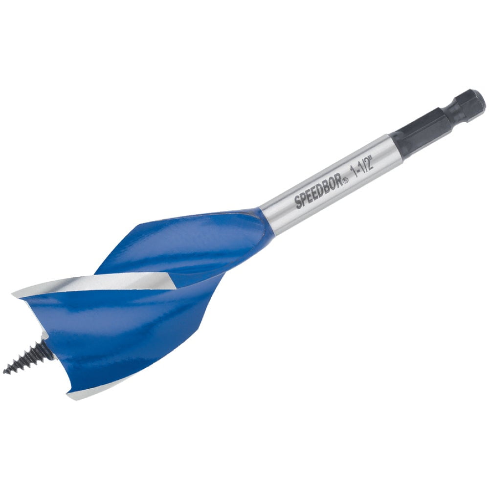 1PACK Irwin Speedbor 1-1/2 In. x 6 In. Quick Change Auger Bit - Walmart.com