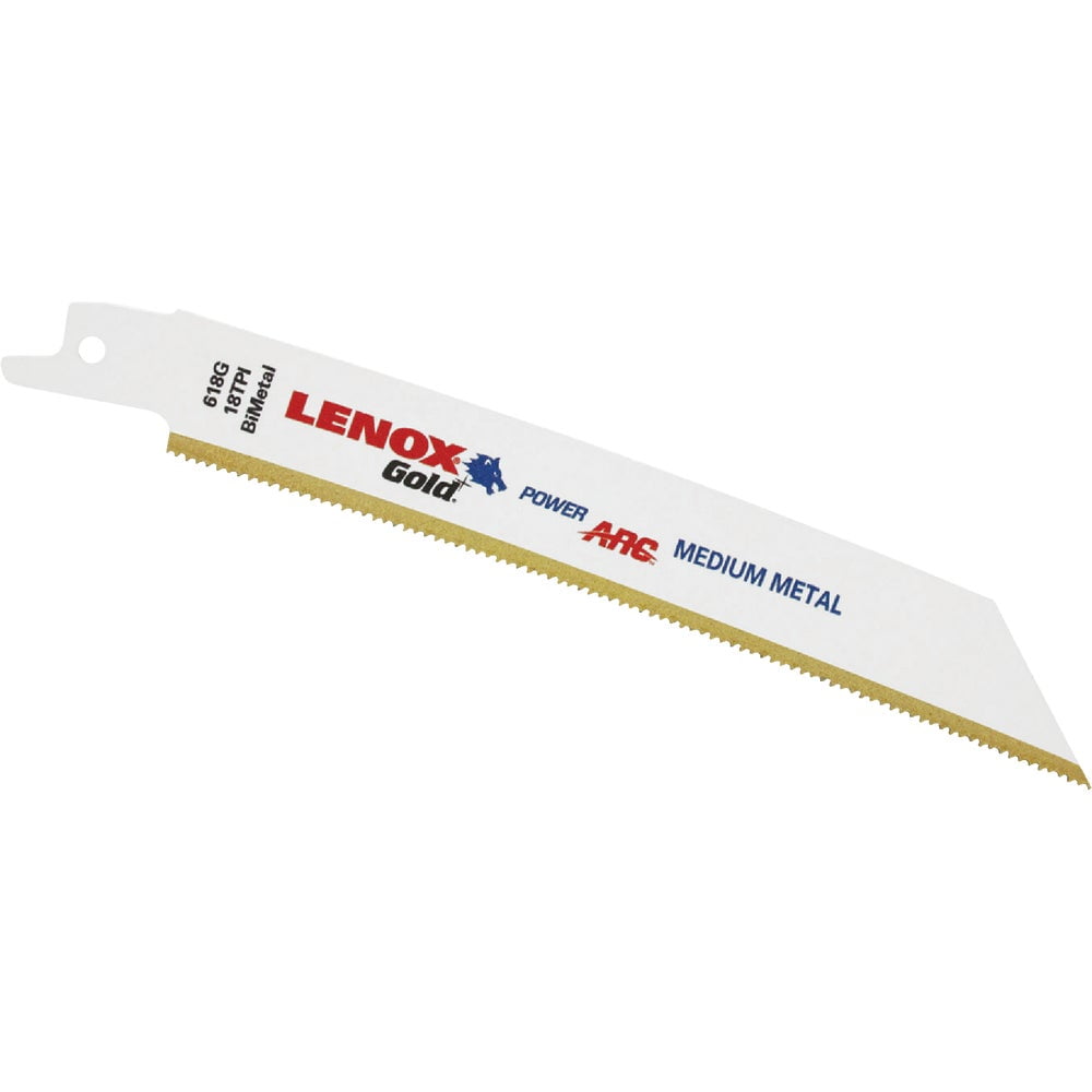 1PACK Lenox Gold 6 In. 18 TPI Thick Metal Power Arc Curved ...