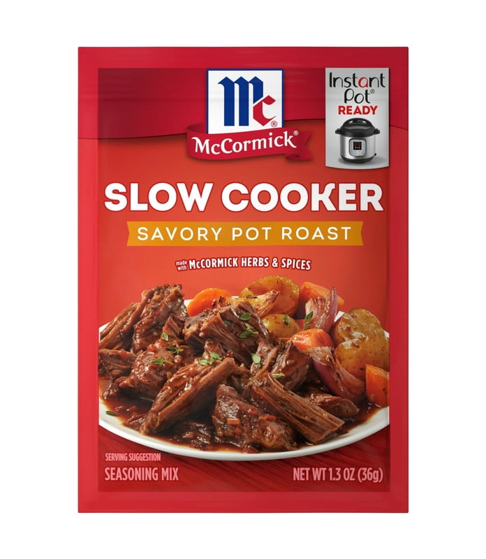 (1PACK),McCormick Slow Cooker Savory Pot Roast Seasoning Mix, - Walmart.com