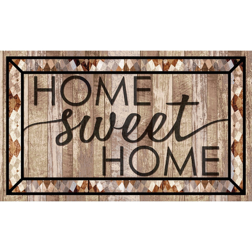 1PACK Mohawk Home 18 In. x 30 In. Rustic Sweet Home Welcome Door Mat ...