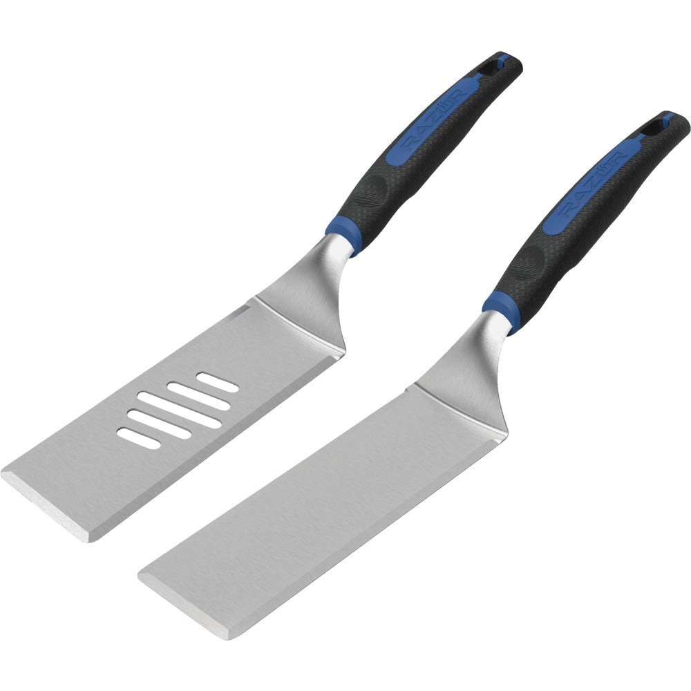 1PACK Mr. Bar-B-Q Razor 20 In. Stainless Steel Spatula Set (2-Piece ...