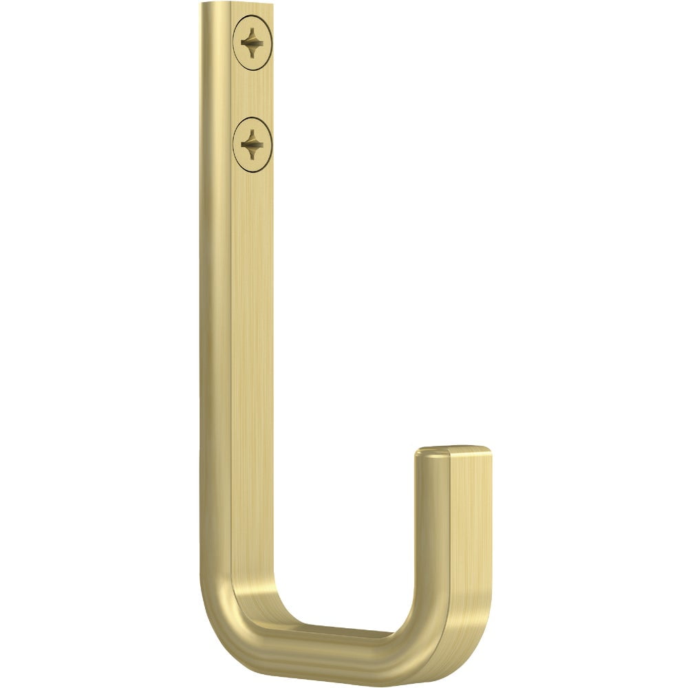 1PACK National Hardware 4 In. Brushed Gold Reed Modern Hook - Walmart.com
