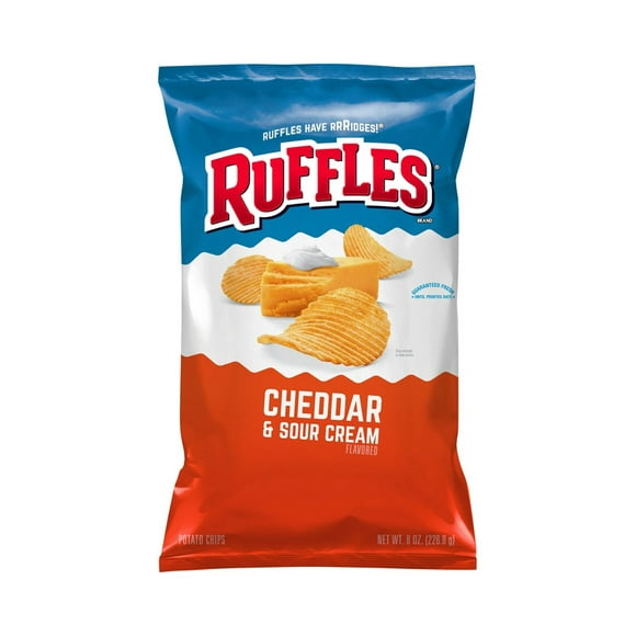 Cheddar and Sour Cream Ruffles in Chips - Walmart.com