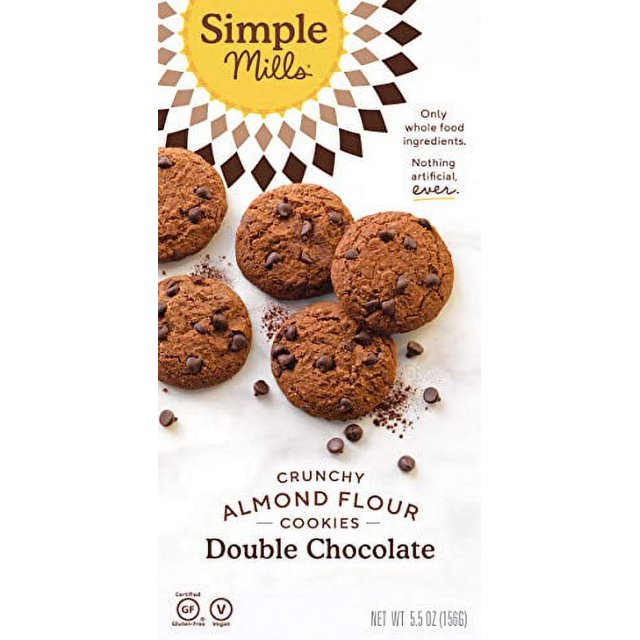 1PACK Simple Mills Crunchy Double Chocolate Cookies - Walmart.com