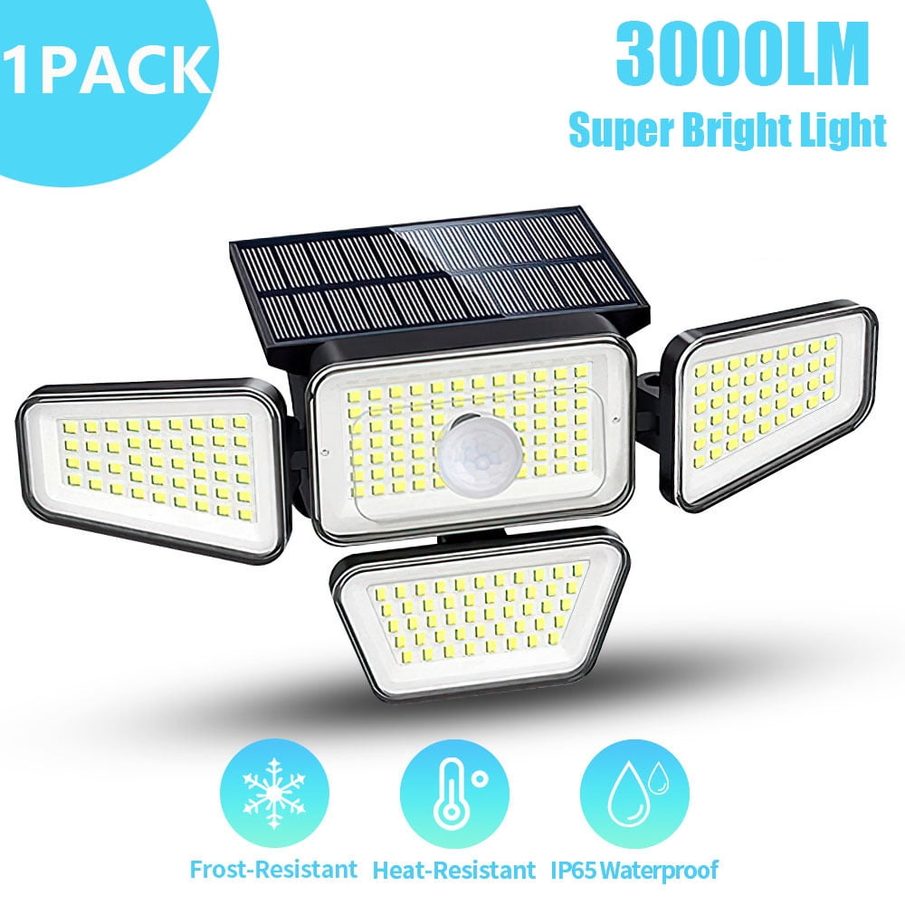 1PACK Solar Motion Sensor Security Lights,Bright LED Solar Wall Light ...