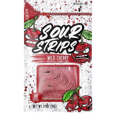 Sour Strips Sour Candy in Gummy & Chewy Candy - Walmart.com