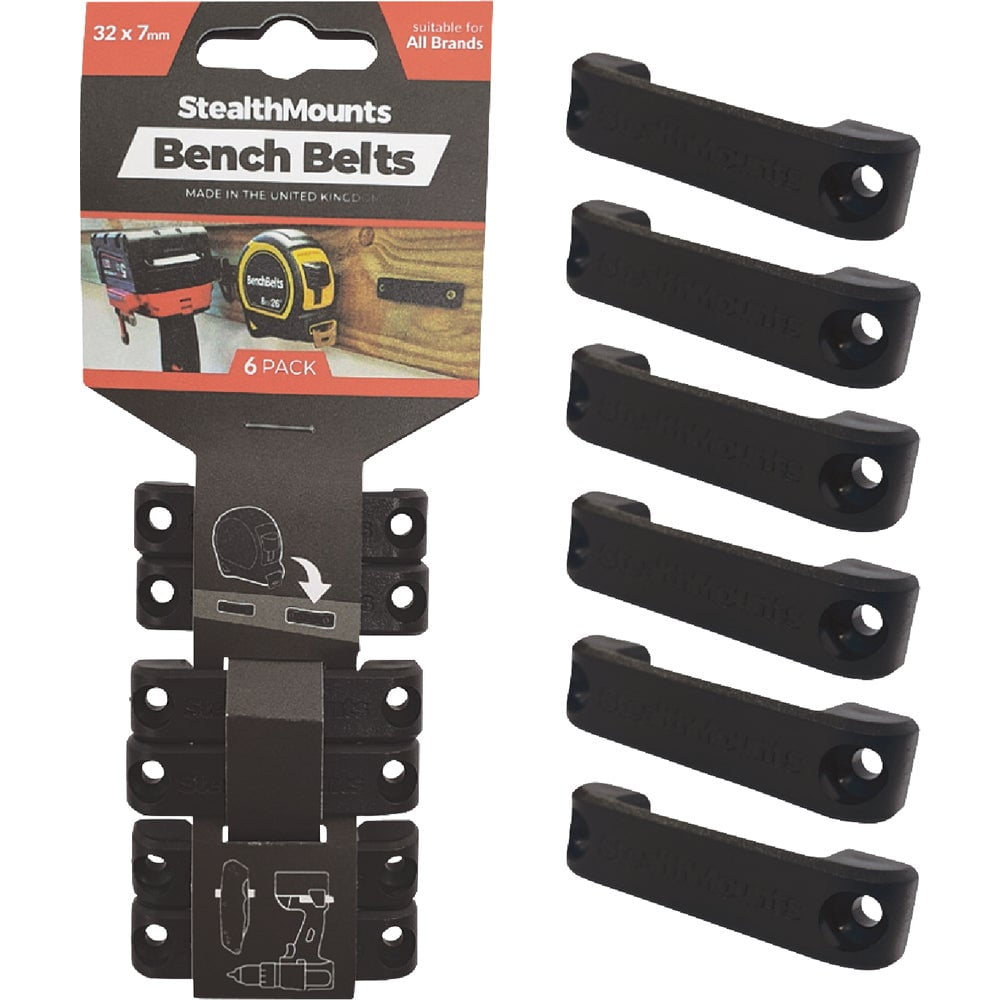 1PACK StealthMounts Bench Belts - Universal Tool Hangers (6 Pack ...