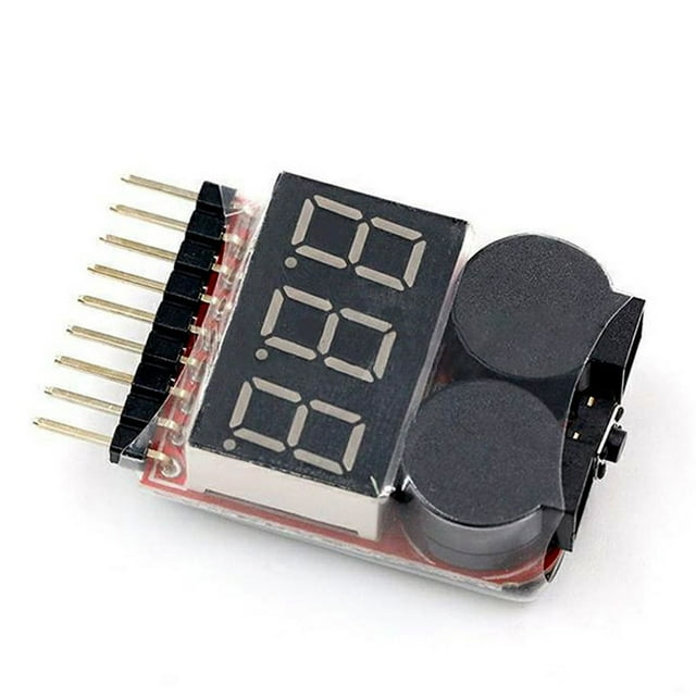 1pc 1 8s Battery Voltage Testerlow Voltage Buzzer Alarm For Lipoli