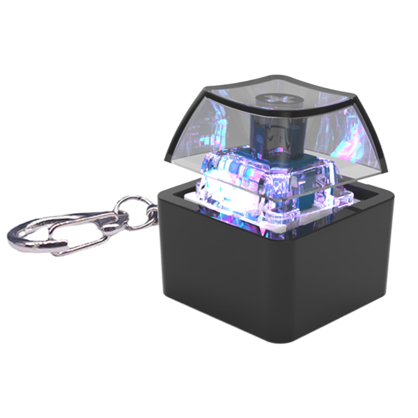 1PC 1-Key LED Light Keyboard Clicks Toy Keycap Tester For Stress Relief ...