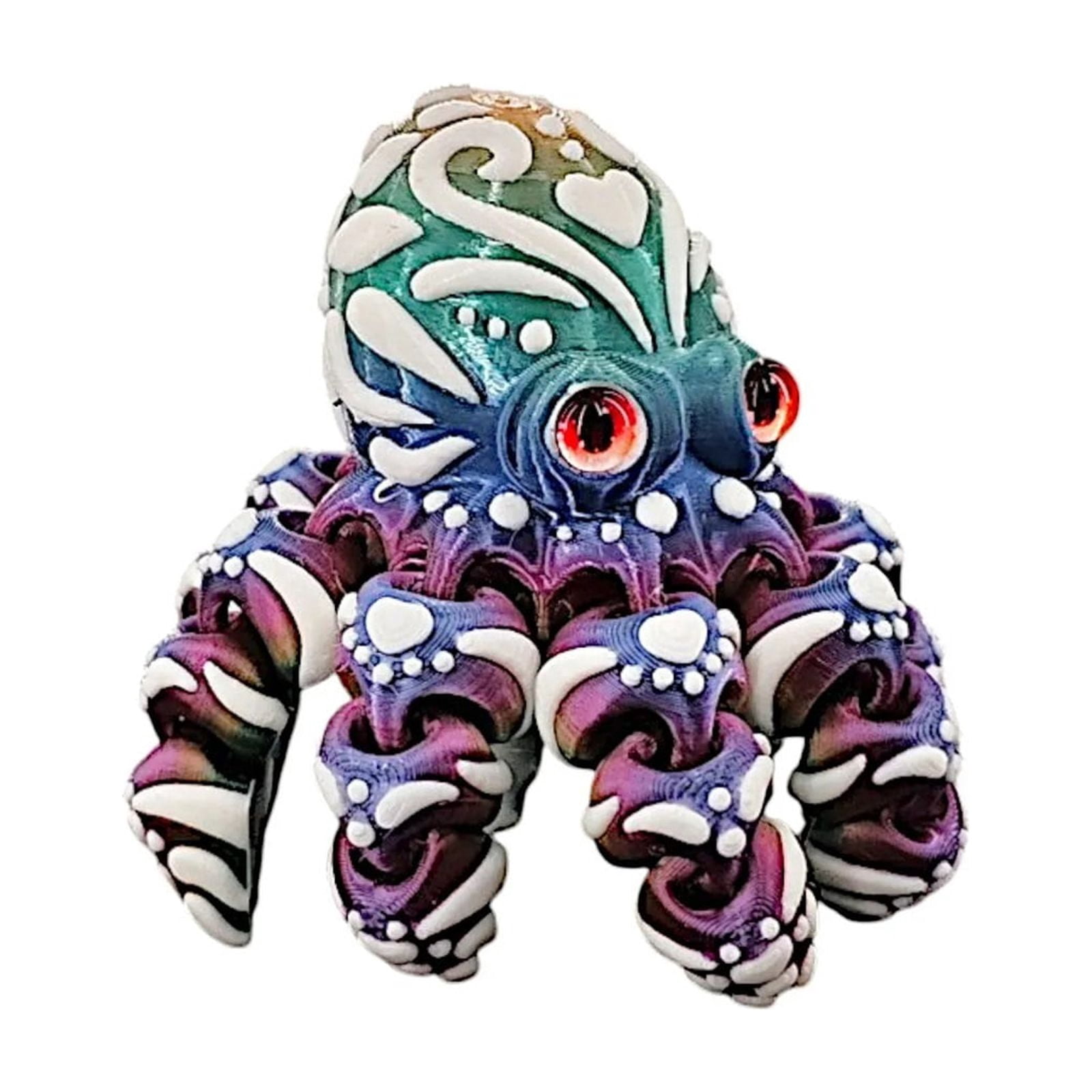 1PC 10CM 3D Printed Octopus Ornament Creative Animal Landscape ...