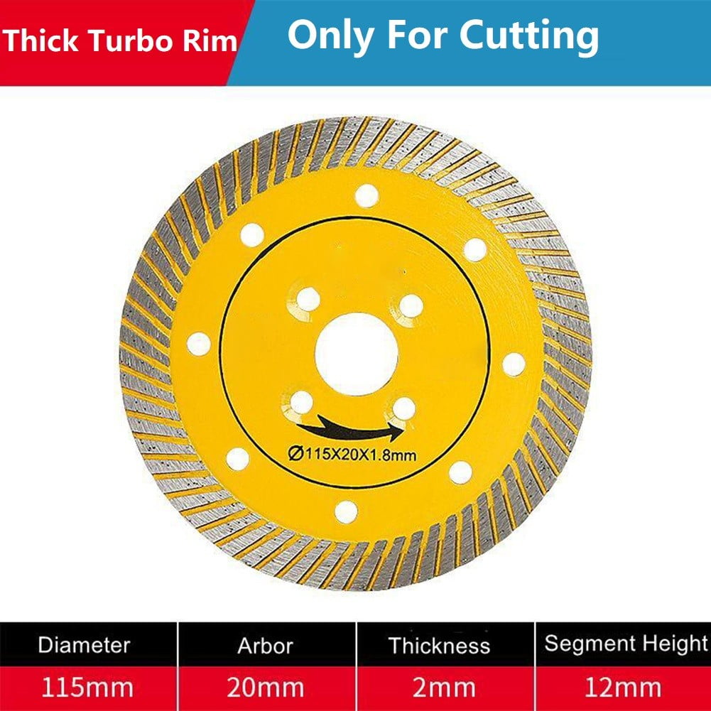 1PC 115mm for Turbo Emery Circular Saw Blade Cutting Disc for Granite ...