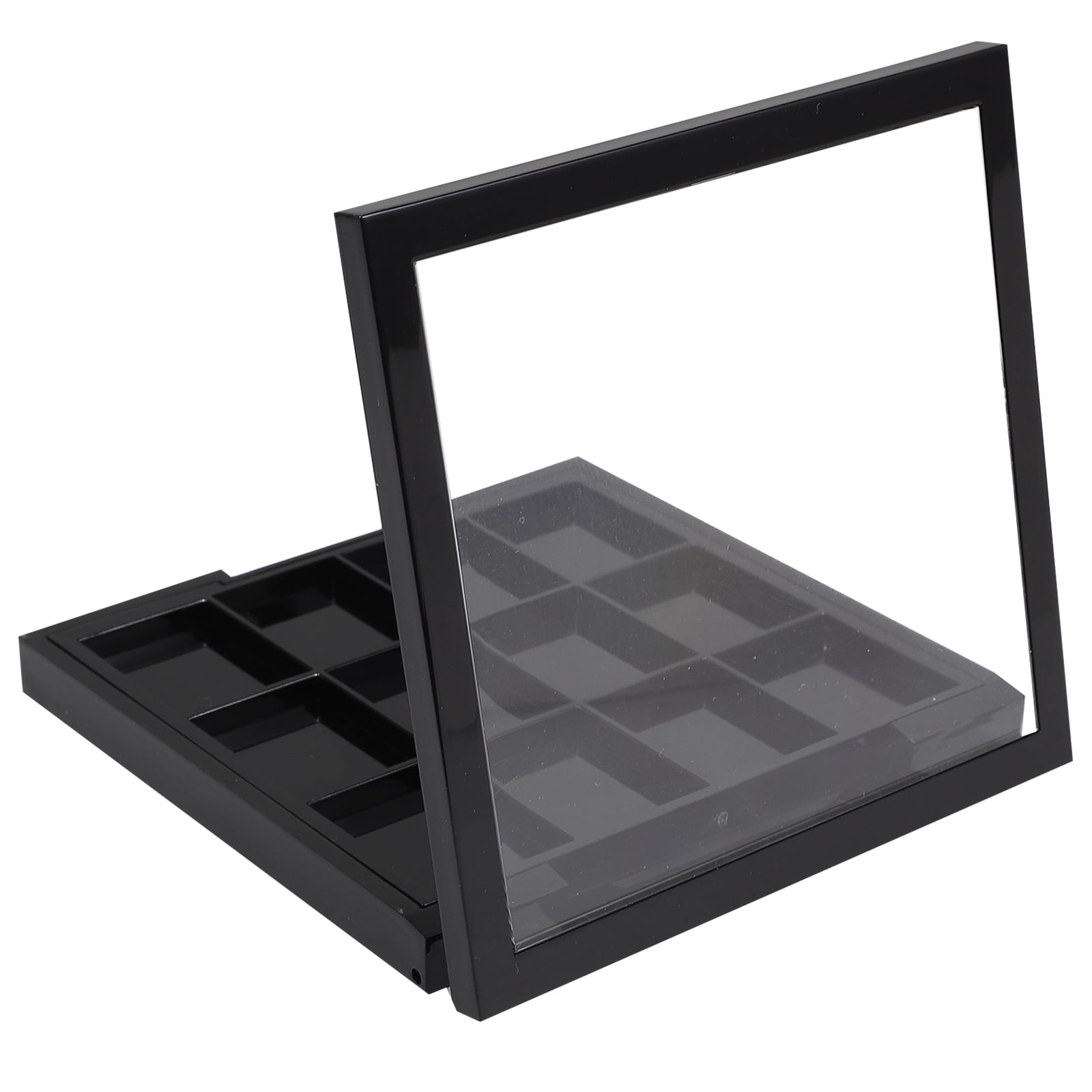 1PC 12 Grids Empty Eyeshadow Dish DIY Eyeshadow Eye Makeup Storage Box ...
