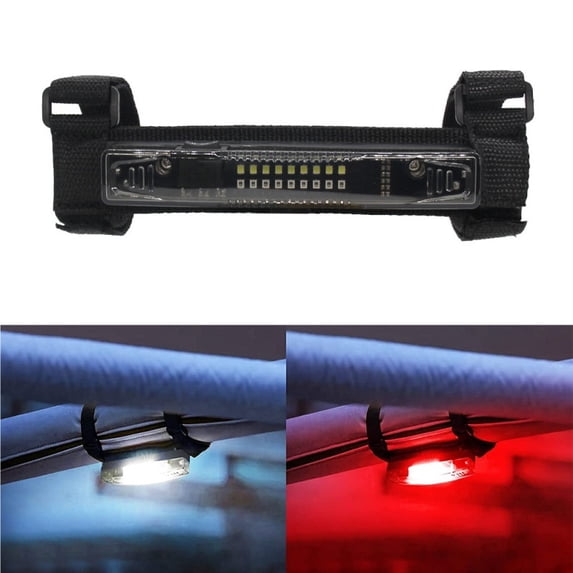 1PC 12V Roll Bar Mount 18 Led Light Dual Tone Dome Lamp Bumper for UTV ...