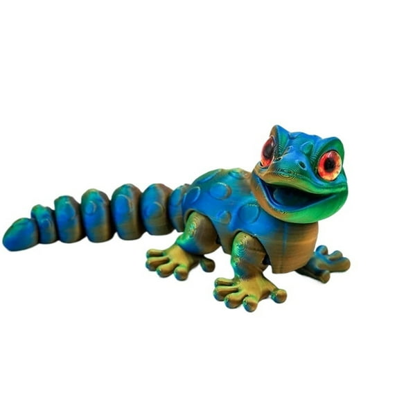 1PC 13.8cm 3D Printed Multi-joint Movable Animals Model Cute Relief ...