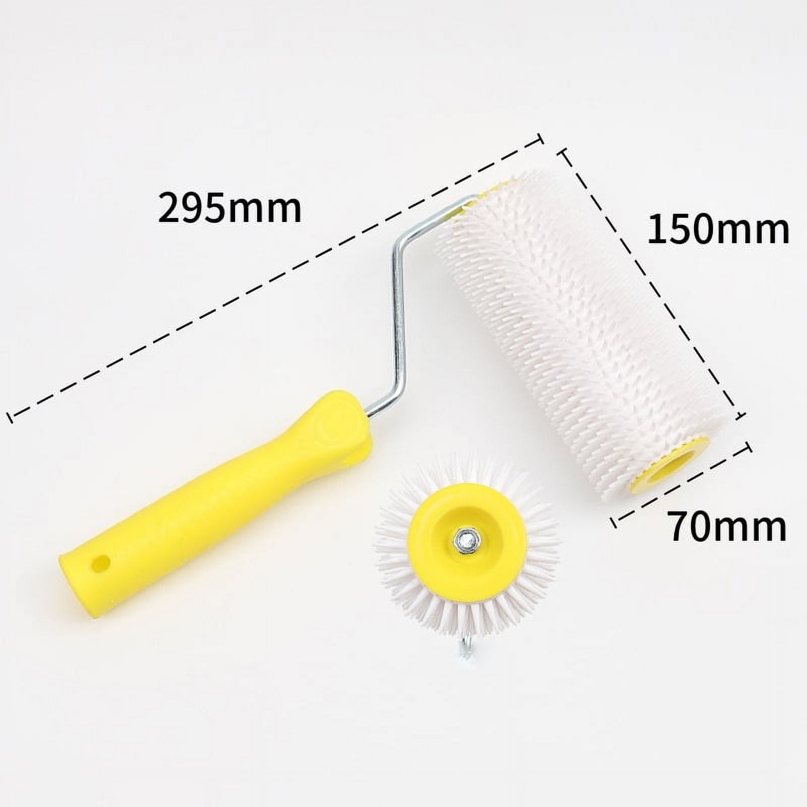 1PC 15/22CM Defoaming Drum Brush Spike Roller Latex Floor Self Compound ...